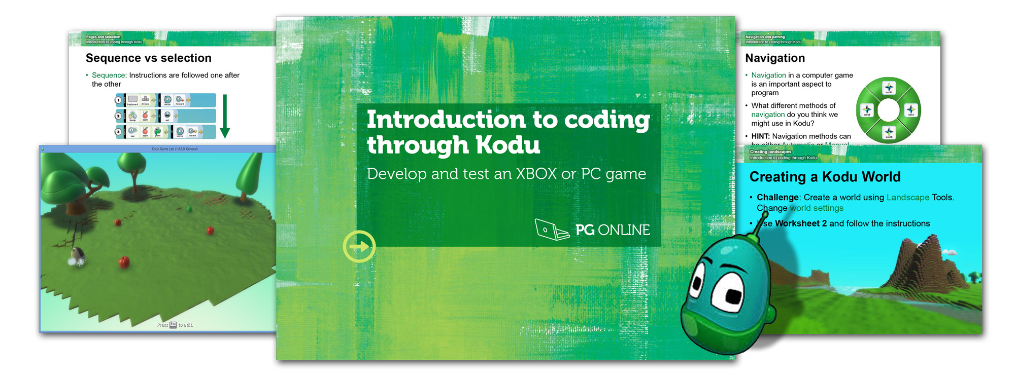 Introduction to coding through Kodu | PG Online