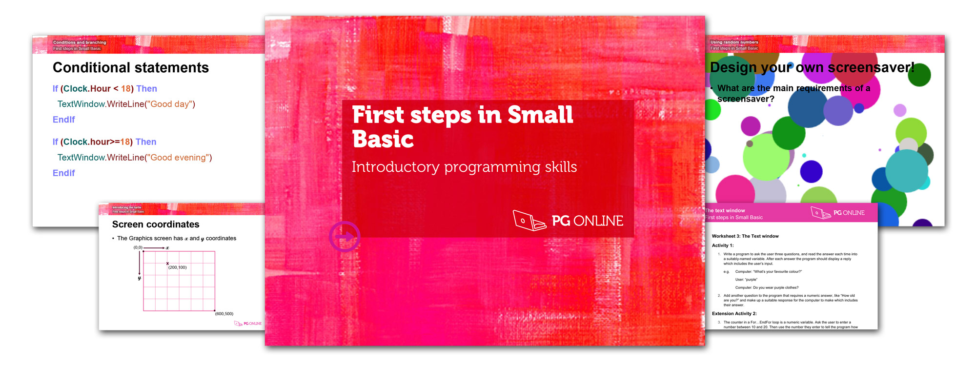 First steps in Small Basic | PG Online